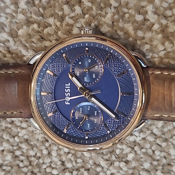 Fossil | Accessories | Blue Fossil Watch | Poshmark